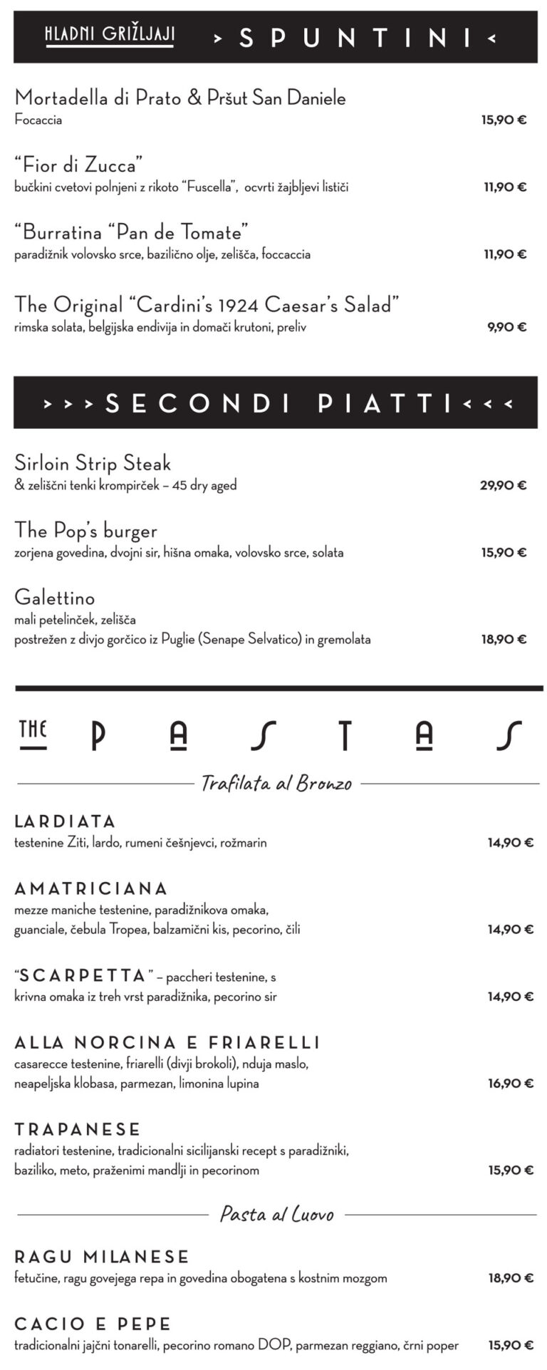 MENI – Aperitivo
